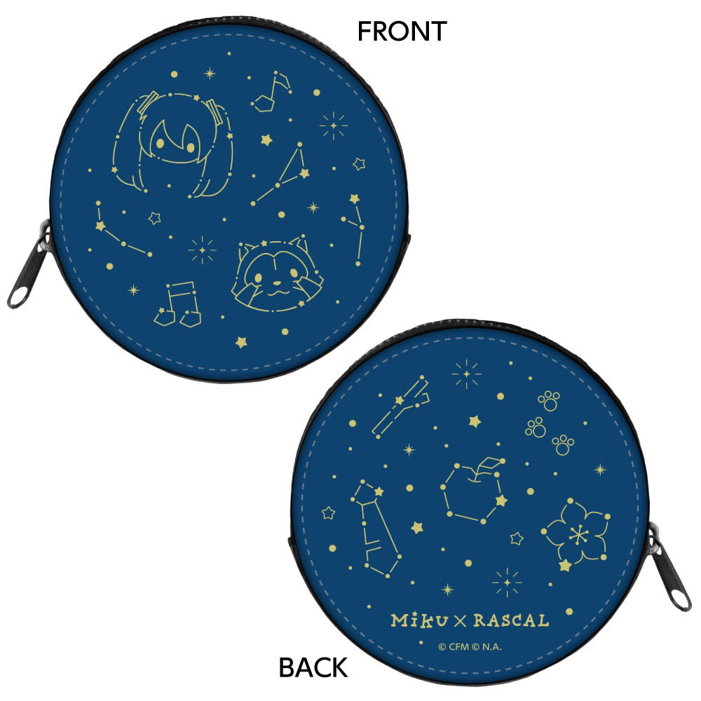 Hatsune Miku x Rascal The Raccoon 2024 Coin Case