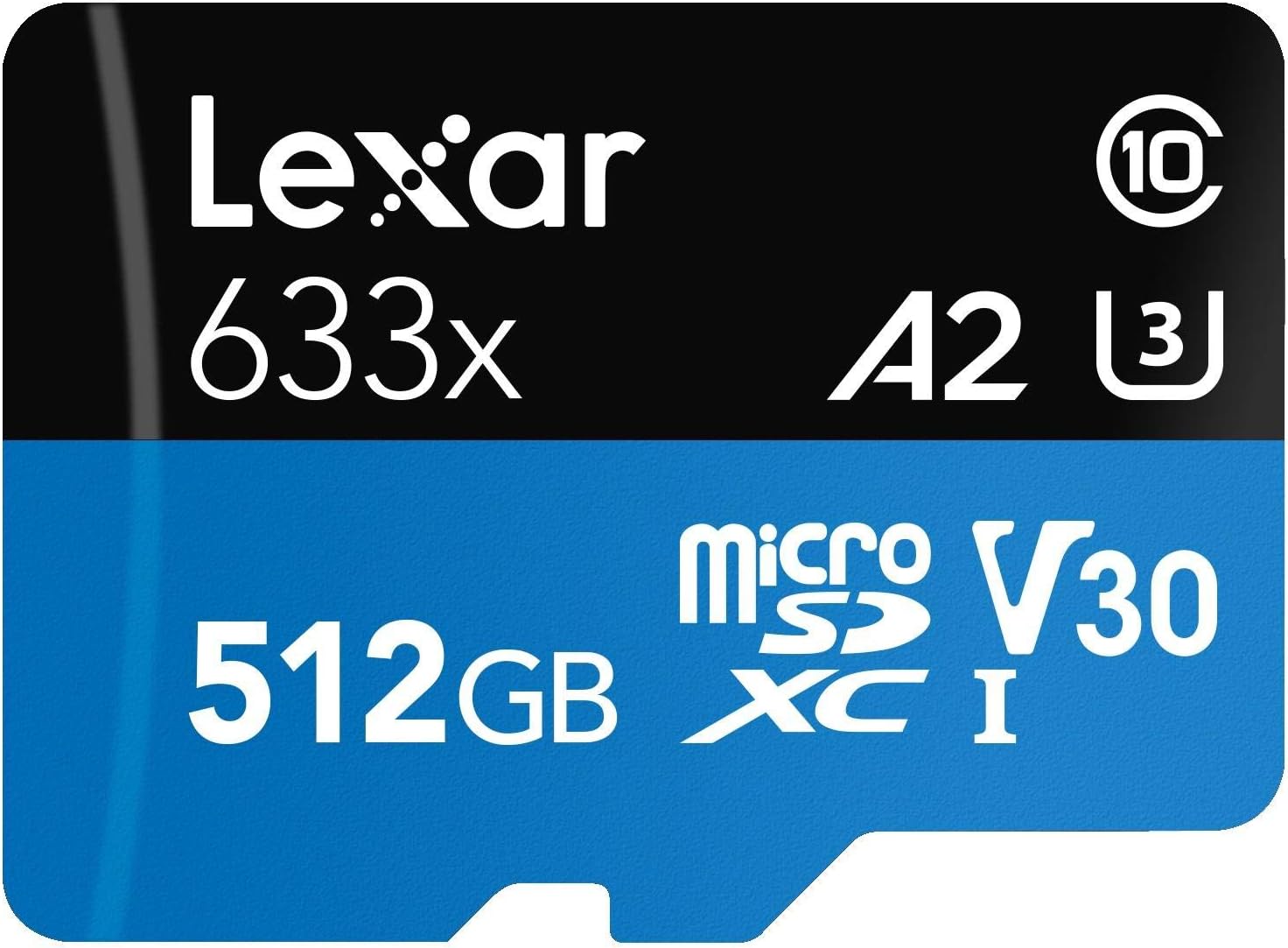 Lexar High Performance 633x microSD with SD Adapter (512GB)