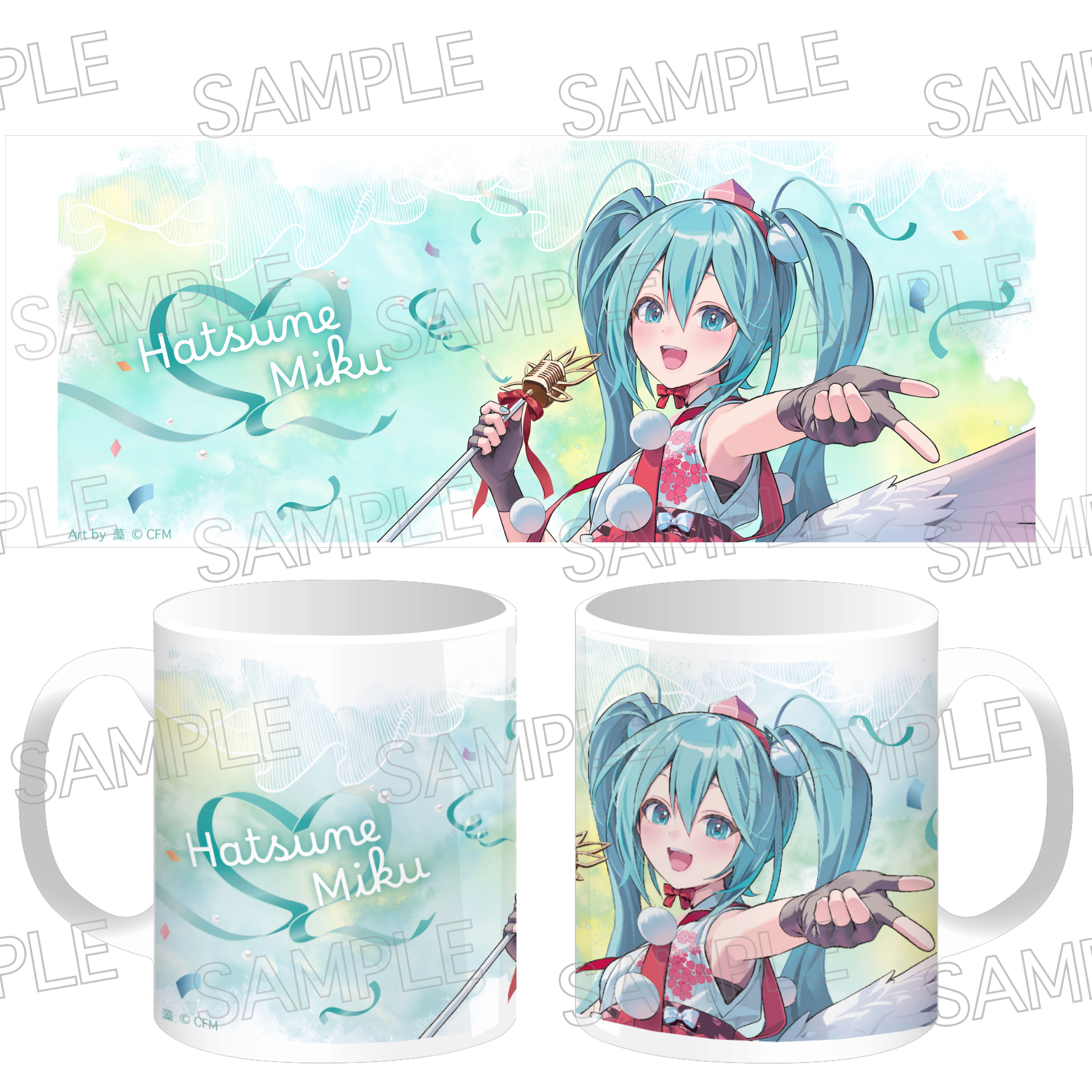 Hatsune Miku Ayakashi Stage Mug Karasu Tengu