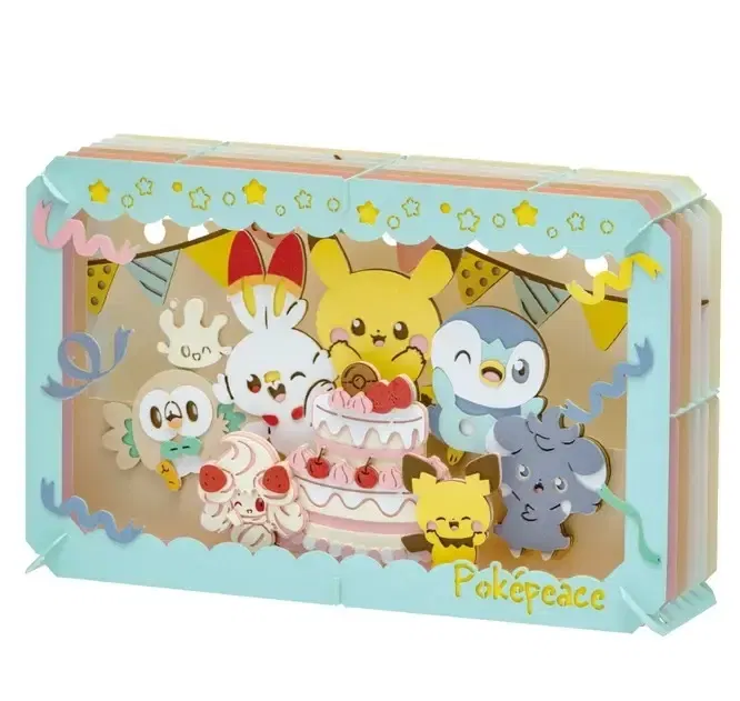 Pokemon Pokemon Peaceful Place Paper Theater PT-L59 Sweets Party