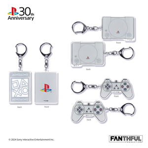 PlayStation 30th Anniversary Acrylic Keychain (Set of 3 Pieces)