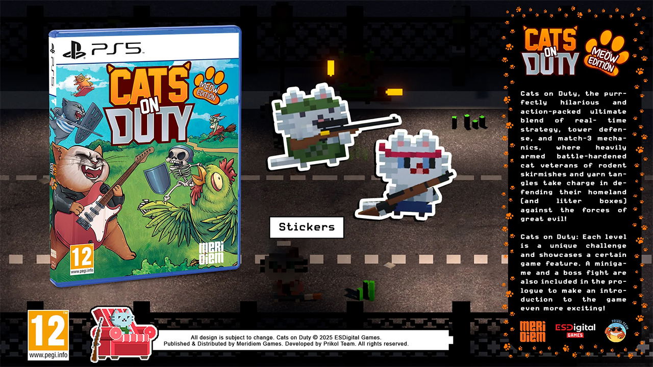 Cats on Duty [Meow Edition] for PlayStation 5