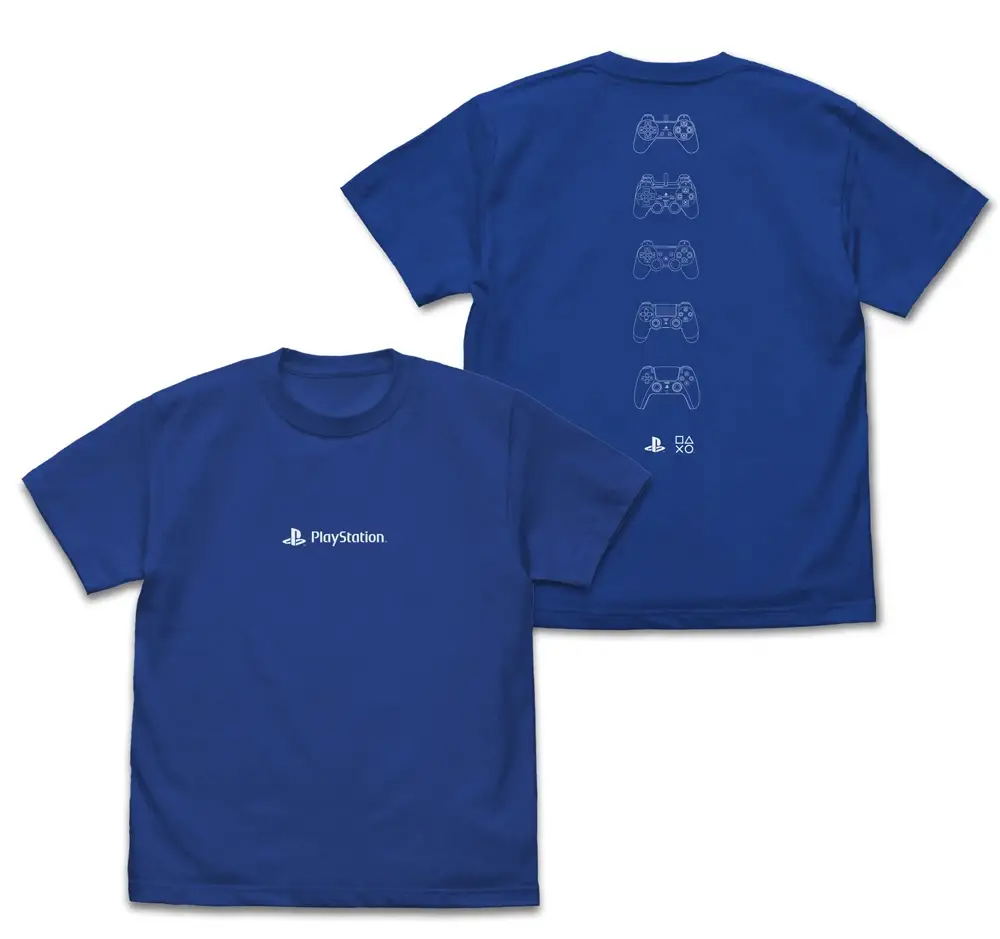 PlayStation - Controller T-shirt For PlayStation (Royal Blue | Size M)