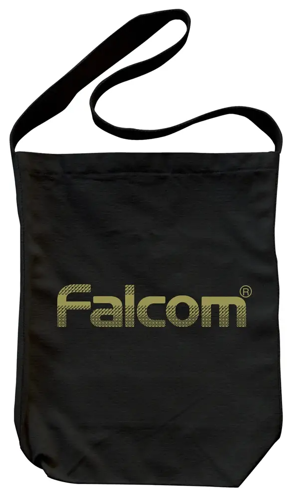 Nihon Falcom Logo Shoulder Tote Bag (Black)