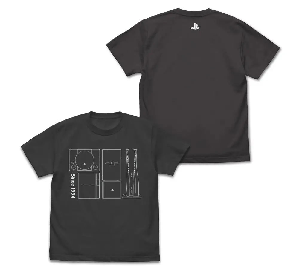 PlayStation - T-shirt For PlayStation (Hardware) (Sumi | Size M)