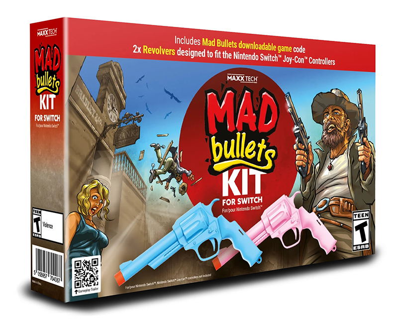 Maxx Tech Mad Bullets Kit For Switch for Nintendo Switch, Nintendo Switch 2