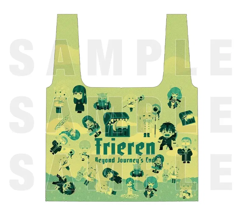 Frieren: Beyond Journey's End x Irasutoya Eco Bag All Characters Group