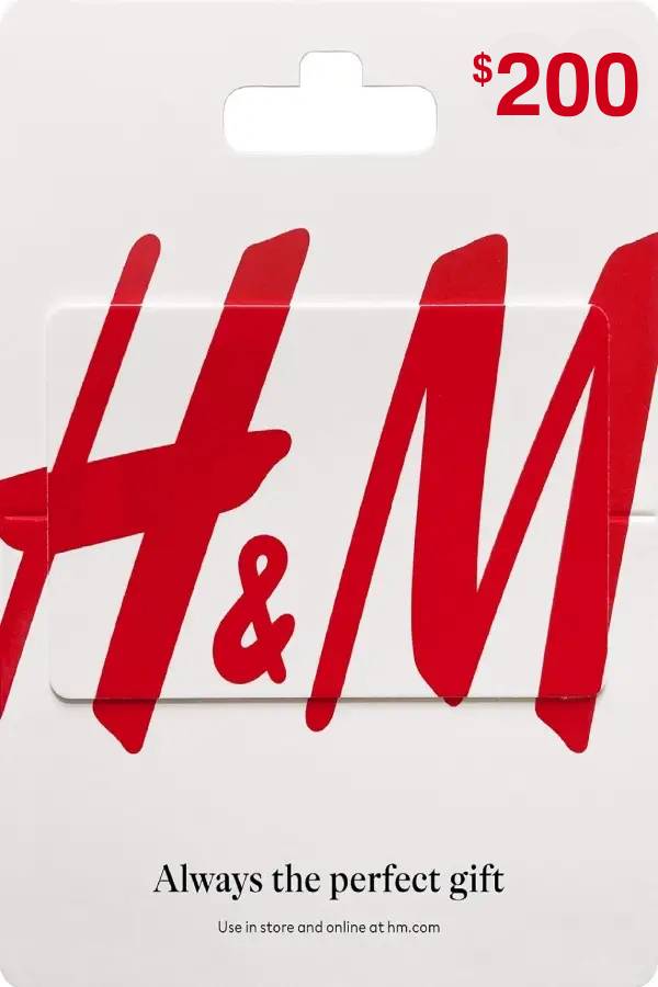 H&M Gift Cards USD 200 | US Account digital