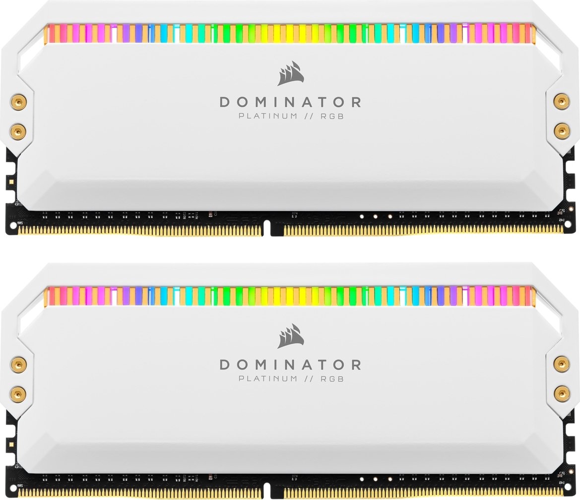 Corsair Dominator Platinum RGB White DIMM Kit 32GB, DDR4-3200, CL16-20 ...