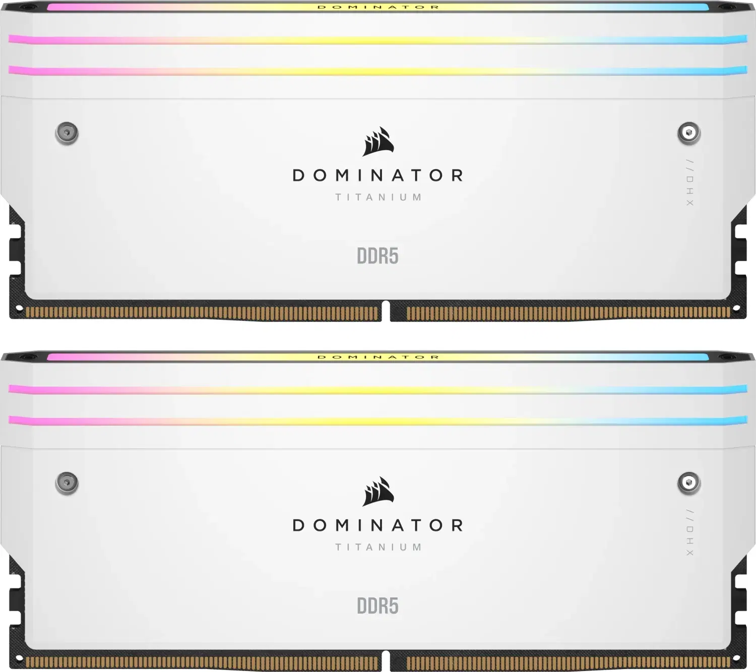 Corsair Dominator Titanium RGB White DIMM Kit 32GB, DDR5-6400, CL32-40-40-84, On-Die ECC