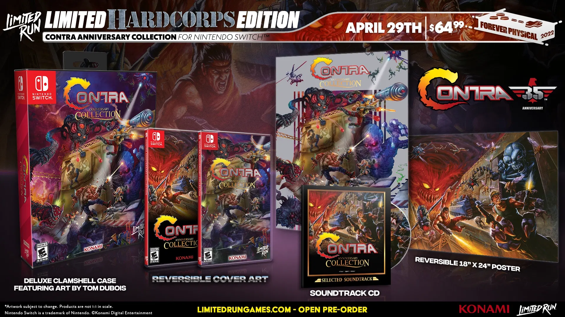 Contra: Anniversary Collection [Hard Corps Edition] for Nintendo Switch ...