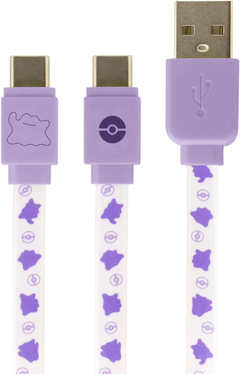 Gourmandise Pokemon USB Type-C Sync & Charge Cable (Metamon) for Android