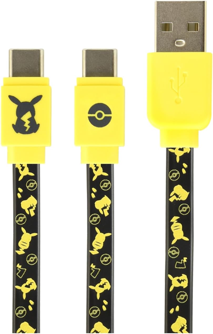 Gourmandise Pokemon USB Type-C Sync & Charge Cable (Pikachu) for Android