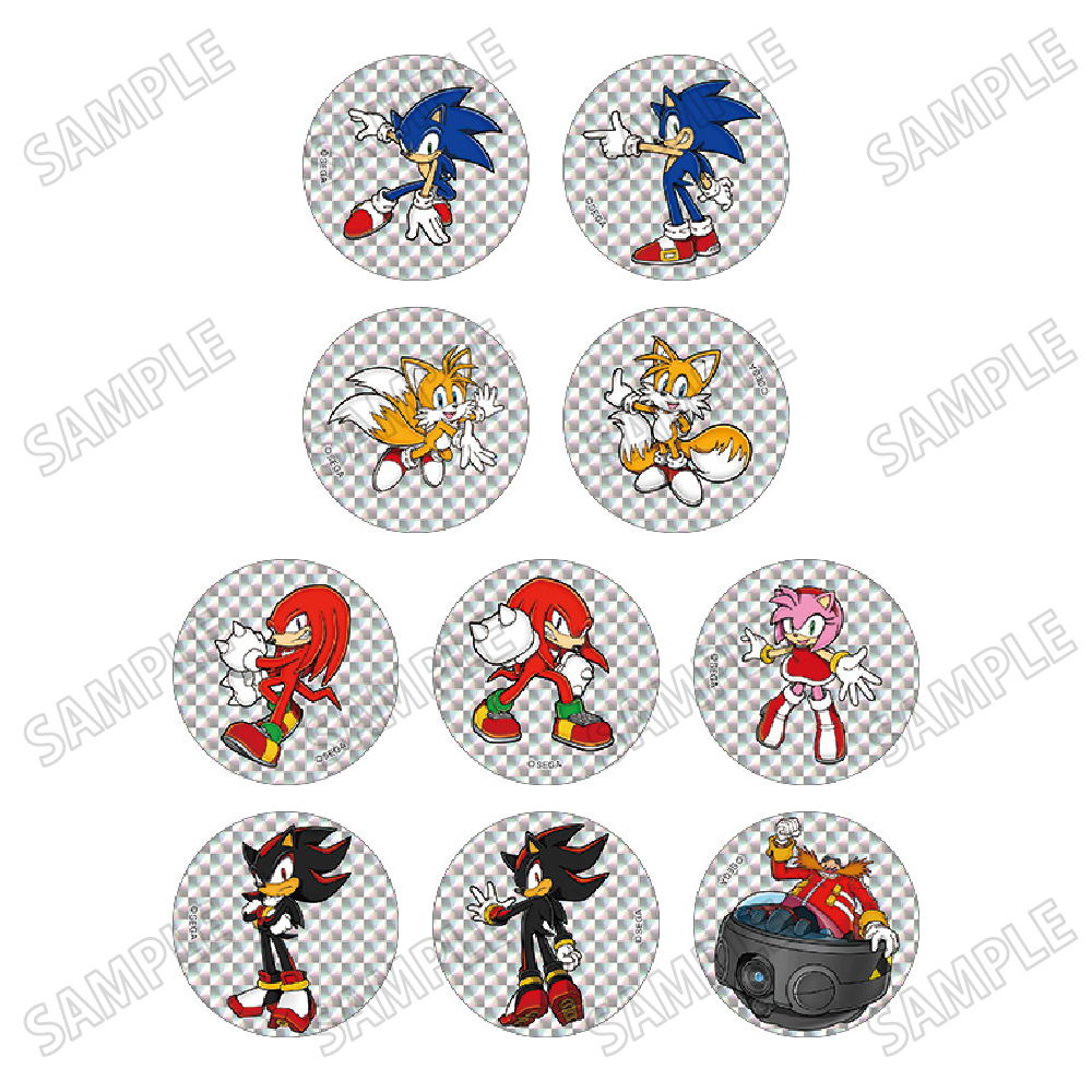 Sonic The Hedgehog Can Badge Collection (Set of 10 Pieces)