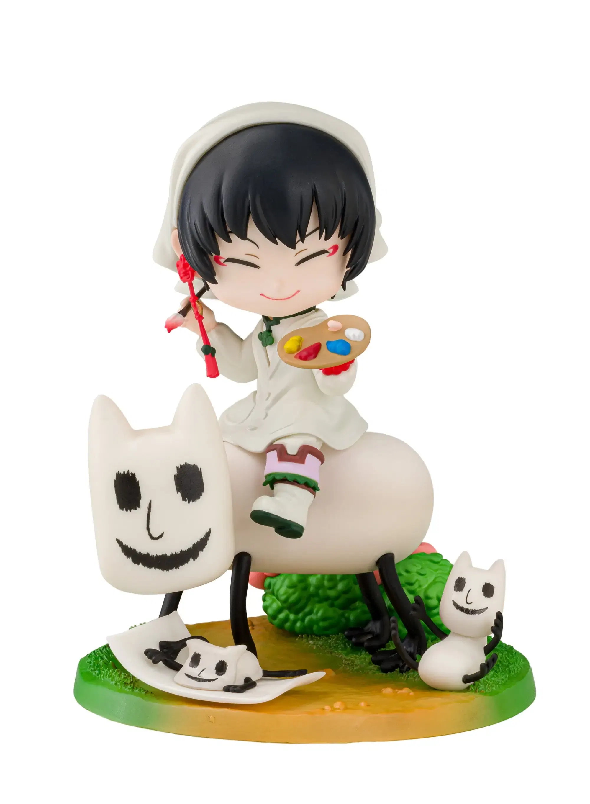 Hozuki's Coolheadedness Pre-Painted Figure: Hako To Niwa Hakutaku & Maohaohao