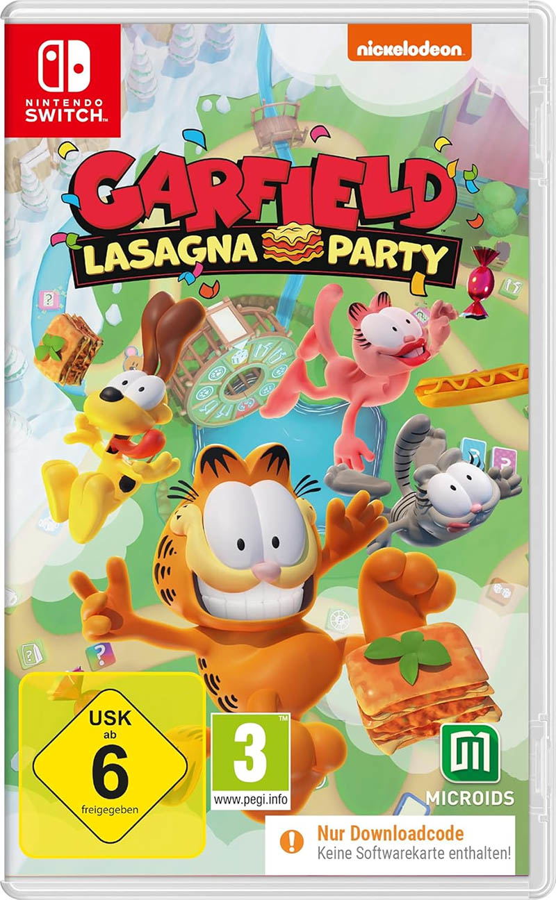 Garfield Lasagna Party (Code in a box) for Nintendo Switch