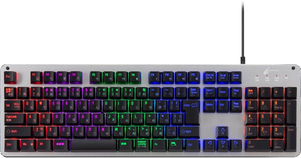 CYBER Gaming Keyboard Mechanical Type for PS5 / Switch - Silver