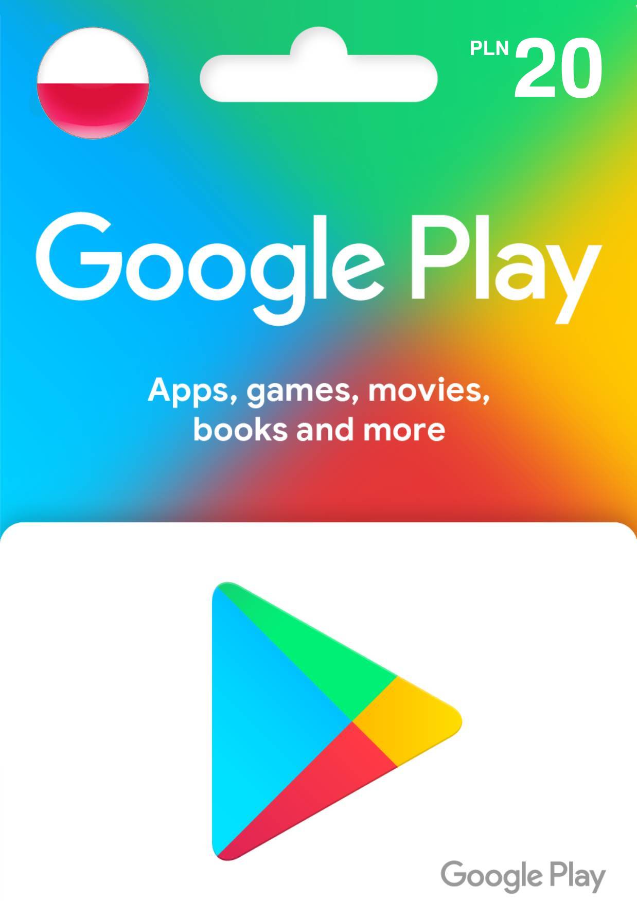 Google Play PLN 20 Gift Card | Poland Account digital