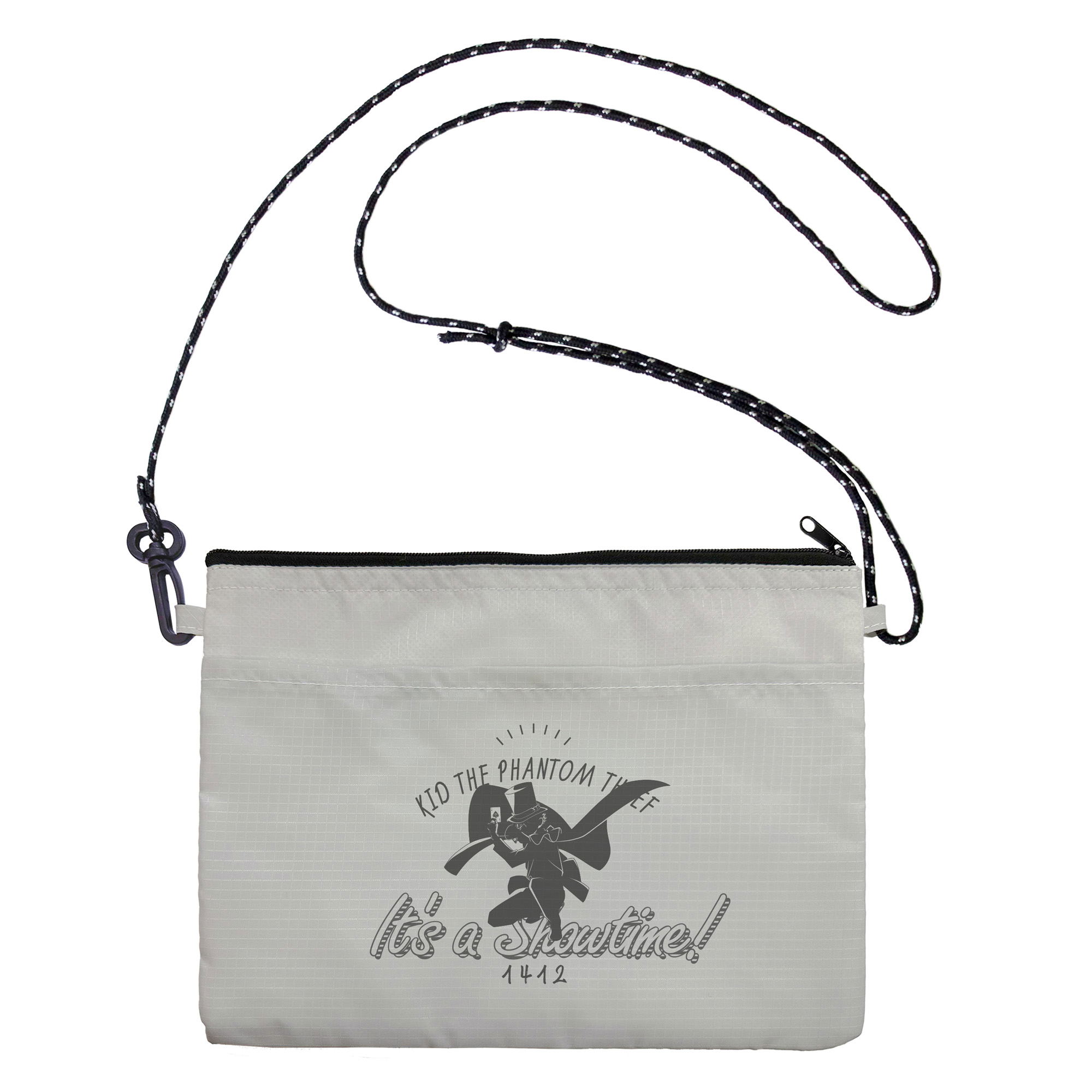 Detective Conan - Kaito Kid Silhouette Tent Cross Sacoche (Gray)