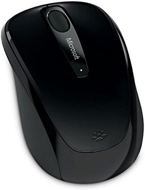 Microsoft 3500 Wireless Mobile Mouse (Black) for Laptop, Desktop