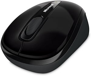 Microsoft 3500 Wireless Mobile Mouse (Black) for Laptop, Desktop