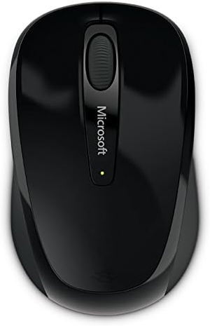 Microsoft 3500 Wireless Mobile Mouse (Black) for Laptop, Desktop