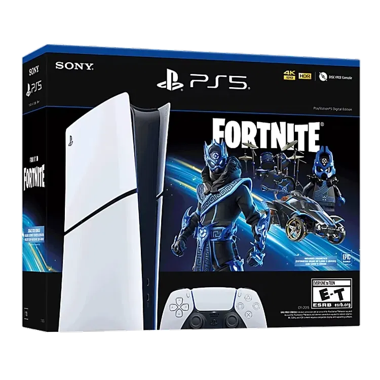 PlayStation 5 Digital Edition [Fortnite Cobalt Star Bundle]