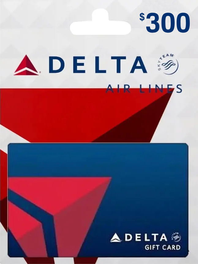 Delta Air Lines Gift Card 300 USD digital