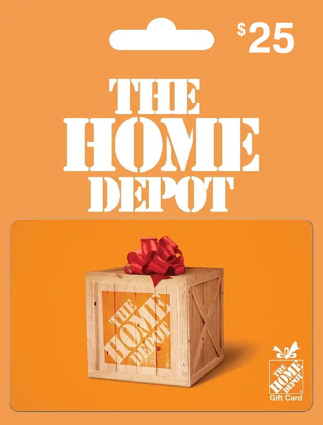 Home Depot Gift Card 25 USD digital