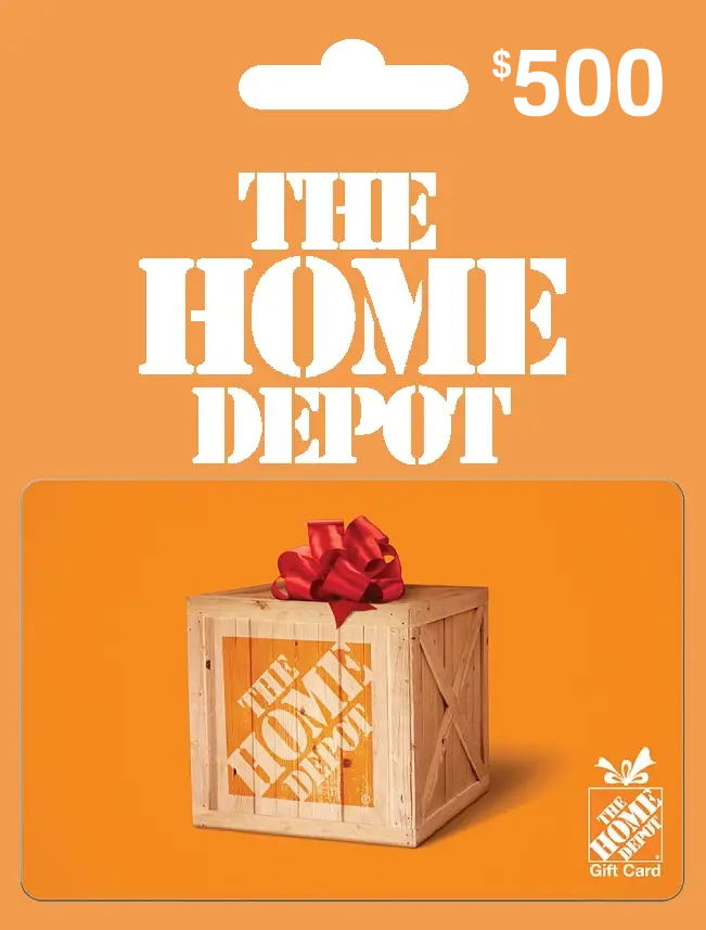 Home Depot Gift Card 500 USD digital
