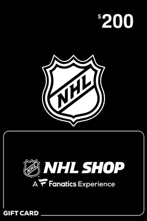 NHL Shop Gift Card 200 USD | US Account Only digital