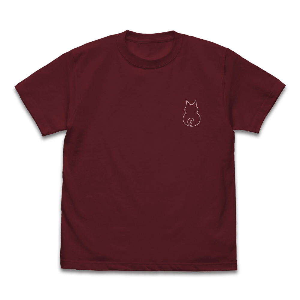 TV Anime Ramen Akaneko T-shirt (Burgundy | Size S)
