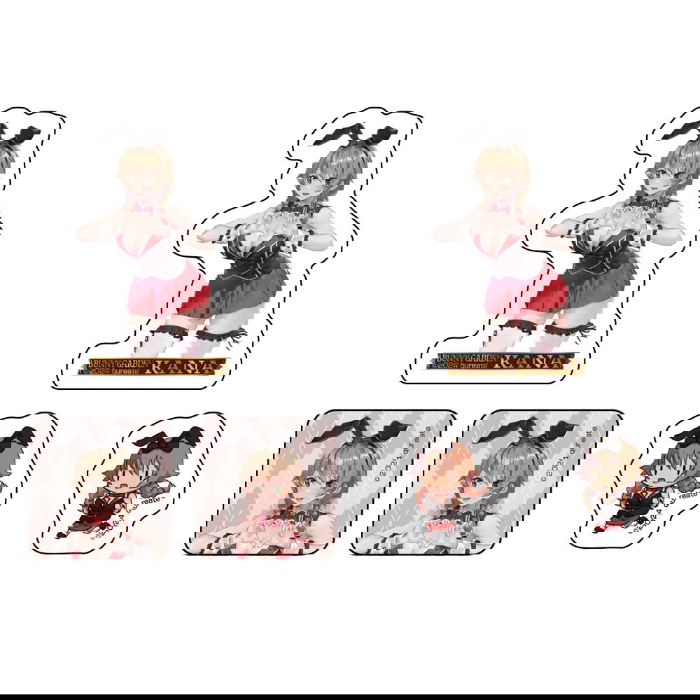 Bunny Garden Kana Mini Sticker Set