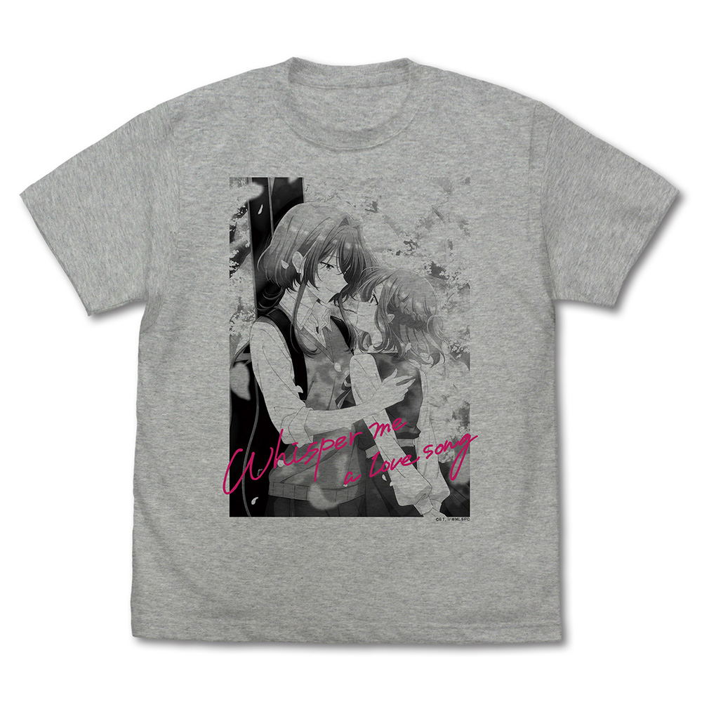 Whisper Me A Love Song - Himari & Yori T-shirt (Mix Gray | Size L)