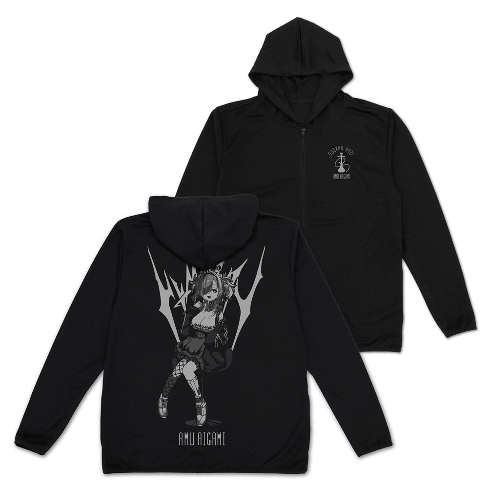 Hookah Haze - Amu Aigami Thin Dry Hoodie (Black | Size XXL)