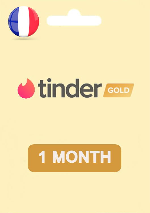 Tinder Gold 1 Month Subscription | France Account digital