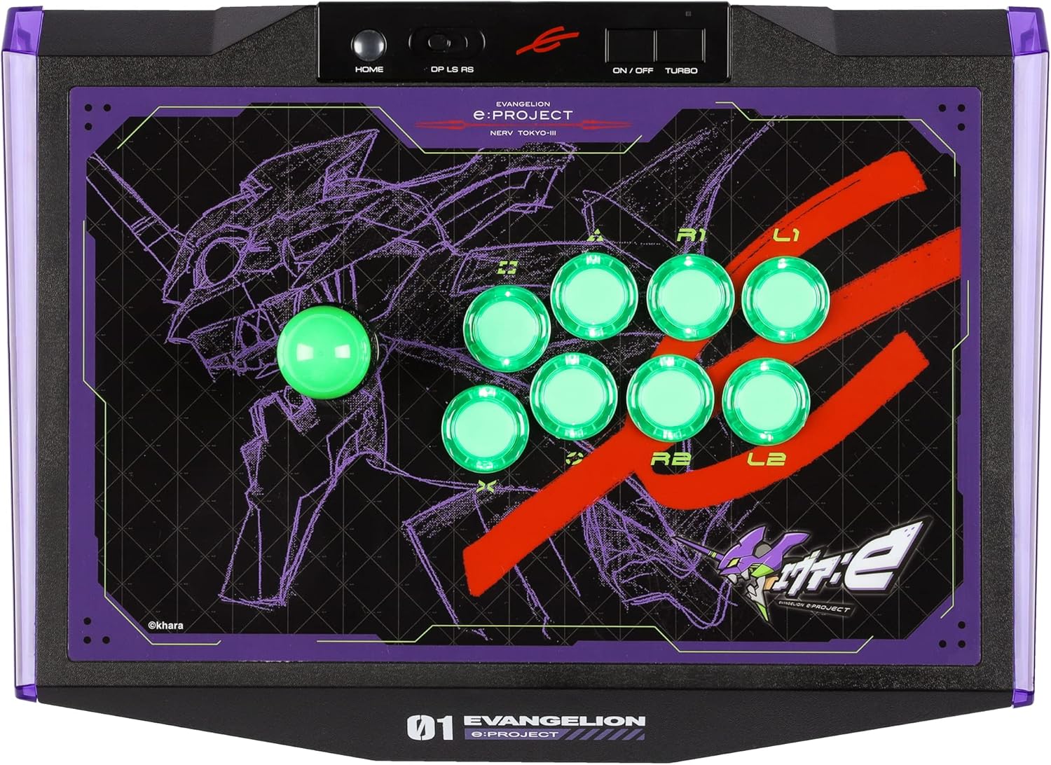 Answer x Evangelion Project Arcade Controller for PS4 / PS3 / Switch ...