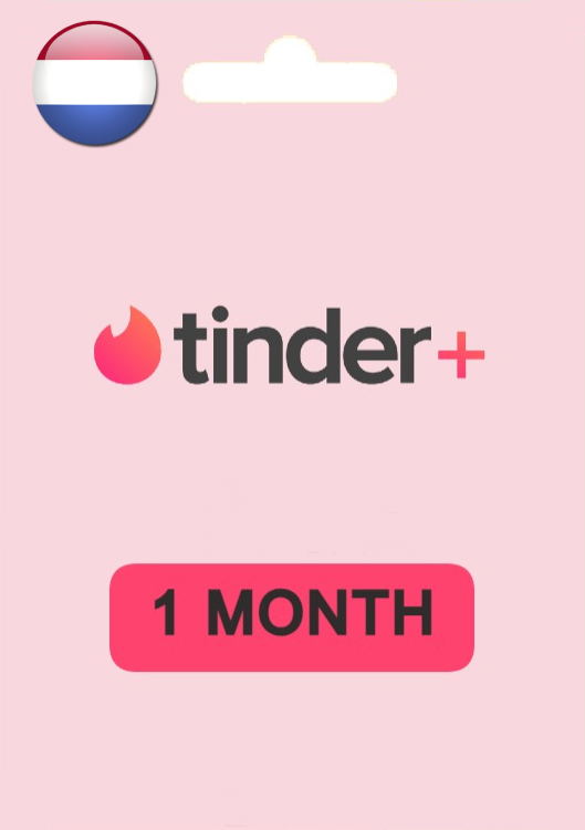 Tinder Plus 1 Month Subscription | Netherlands Account digital