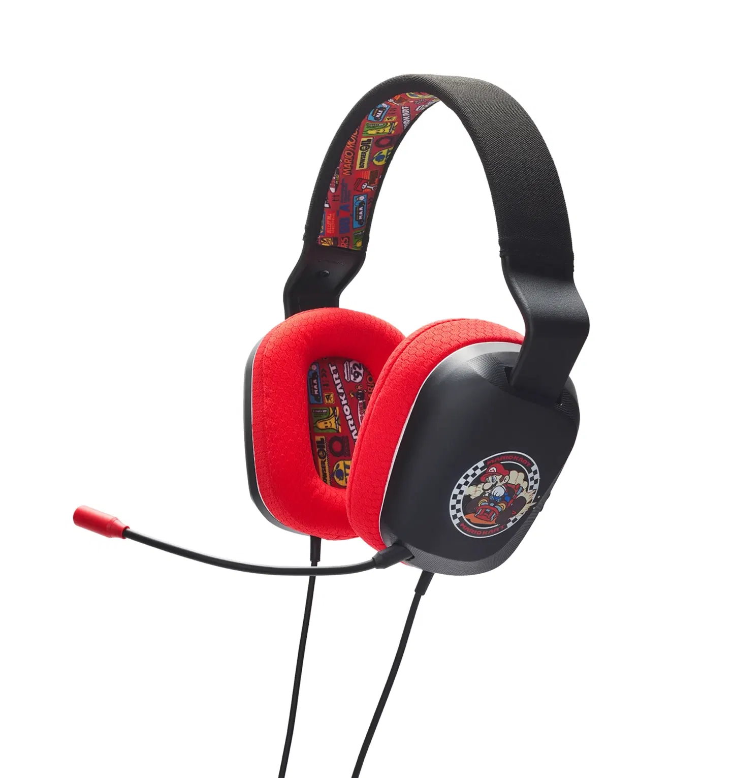 PowerA Wired Stereo Headset for Nintendo Switch (Mario Kart Rivals) for ...