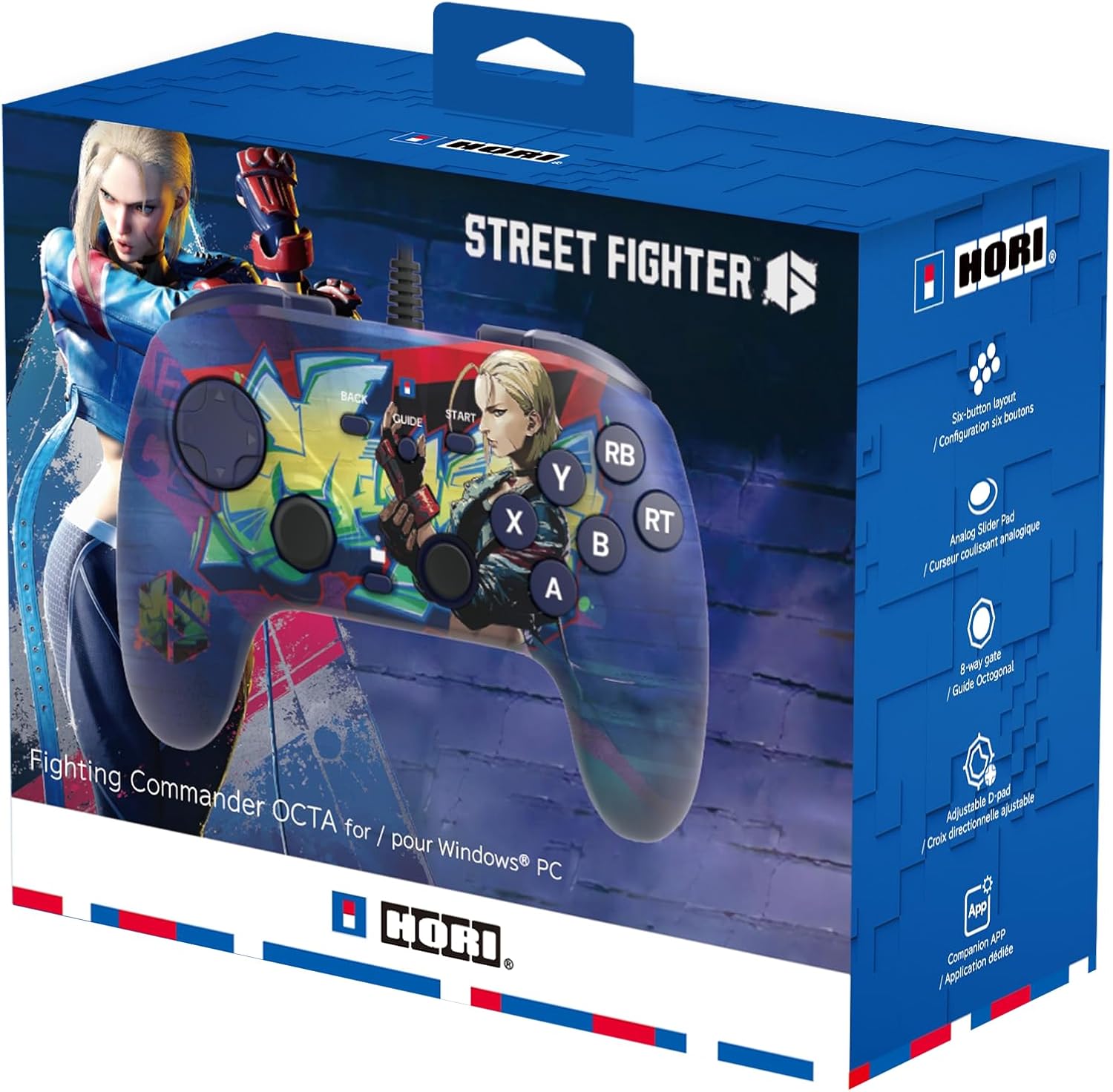 HORI Fighting Commander OCTA for Windows PC (Street Fighter 6: Cammy Edition) for Windows