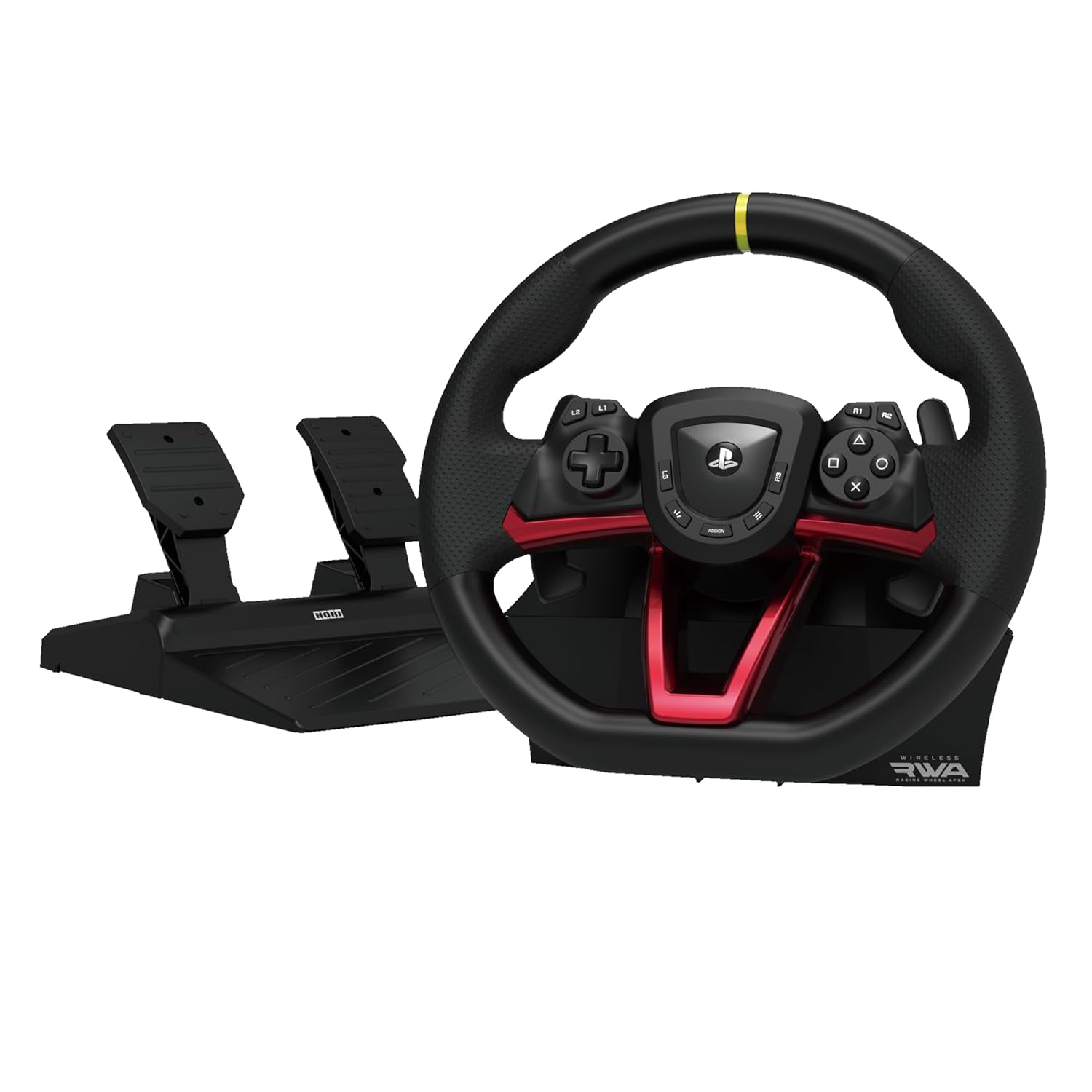 HORI Wireless Racing Wheel APEX for PlayStation 5, PlayStation 4, and ...