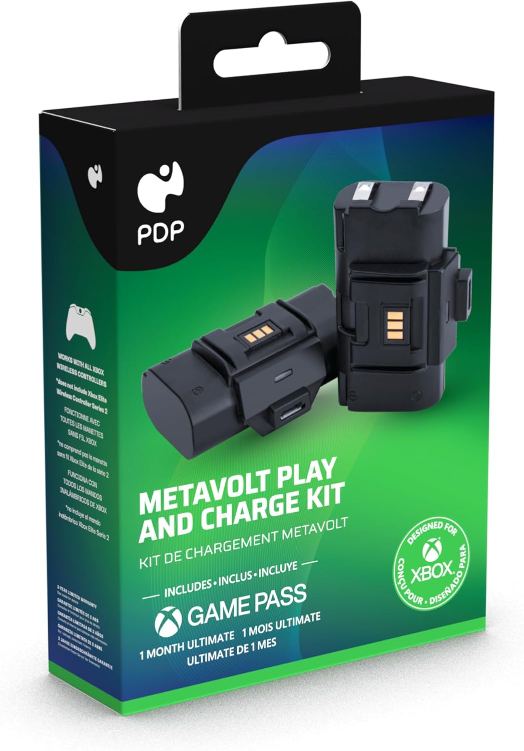 PDP Metavolt Play and Charge Kit for Xbox Series X|S, Xbox One for Xbox360