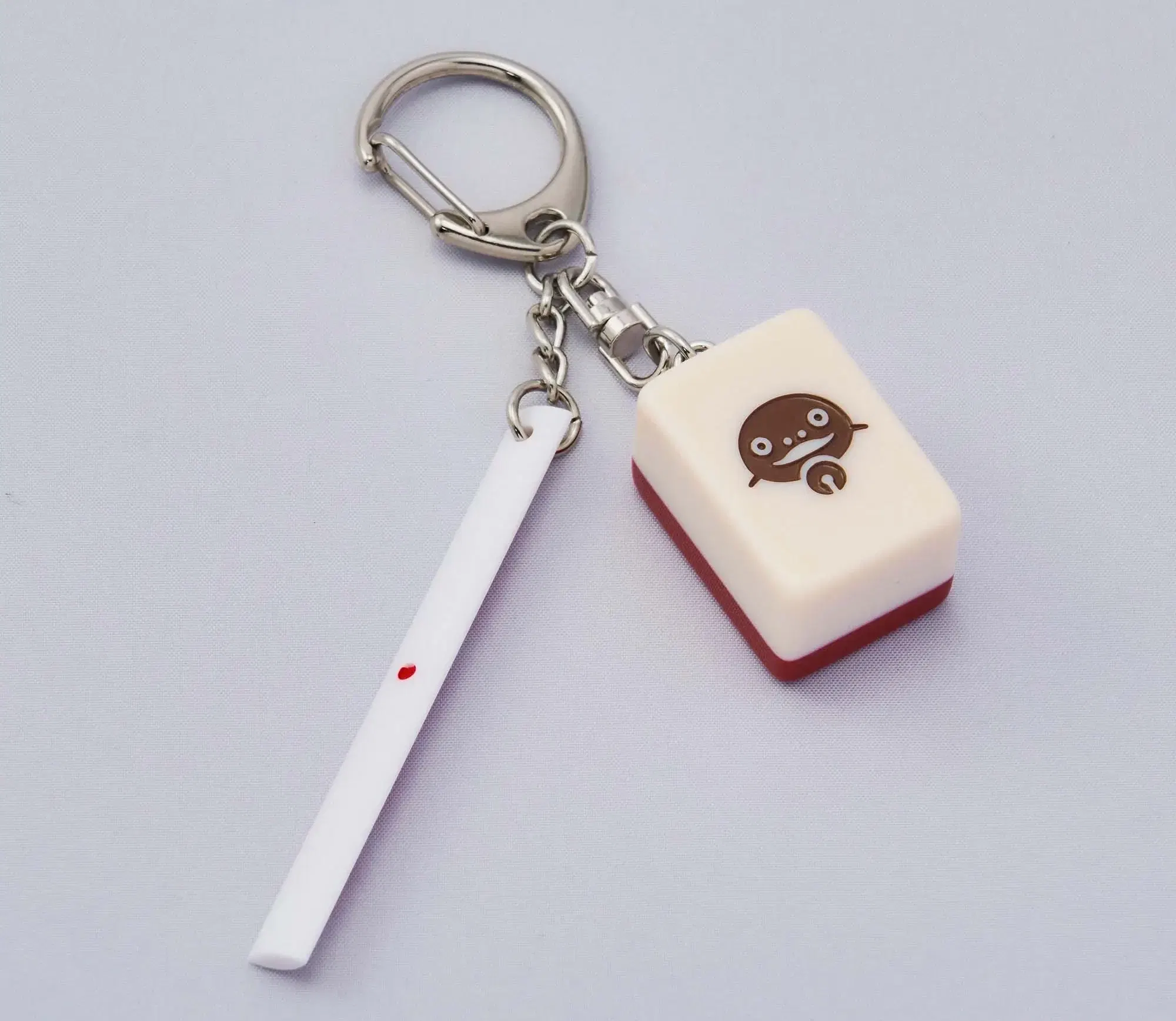 Final Fantasy XIV Doman Mahjong Tile Key Chain Ipin