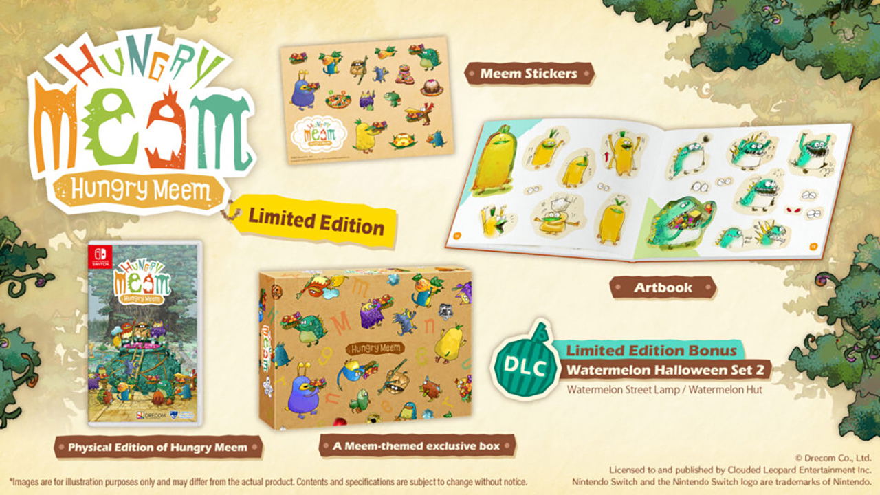 Hungry Meem [Limited Edition] (Multi-Language) (Cover - English) for Nintendo Switch, Nintendo ...