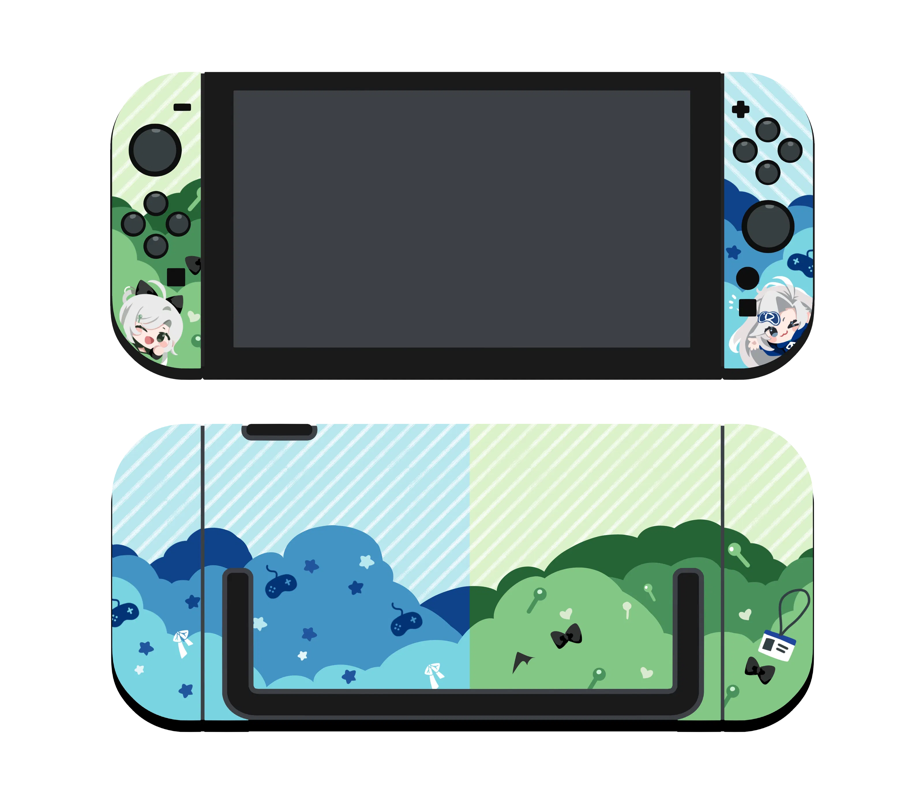 Nintendo Switch 2 Decal Sticker (PAM and AKA) for Nintendo Switch 2