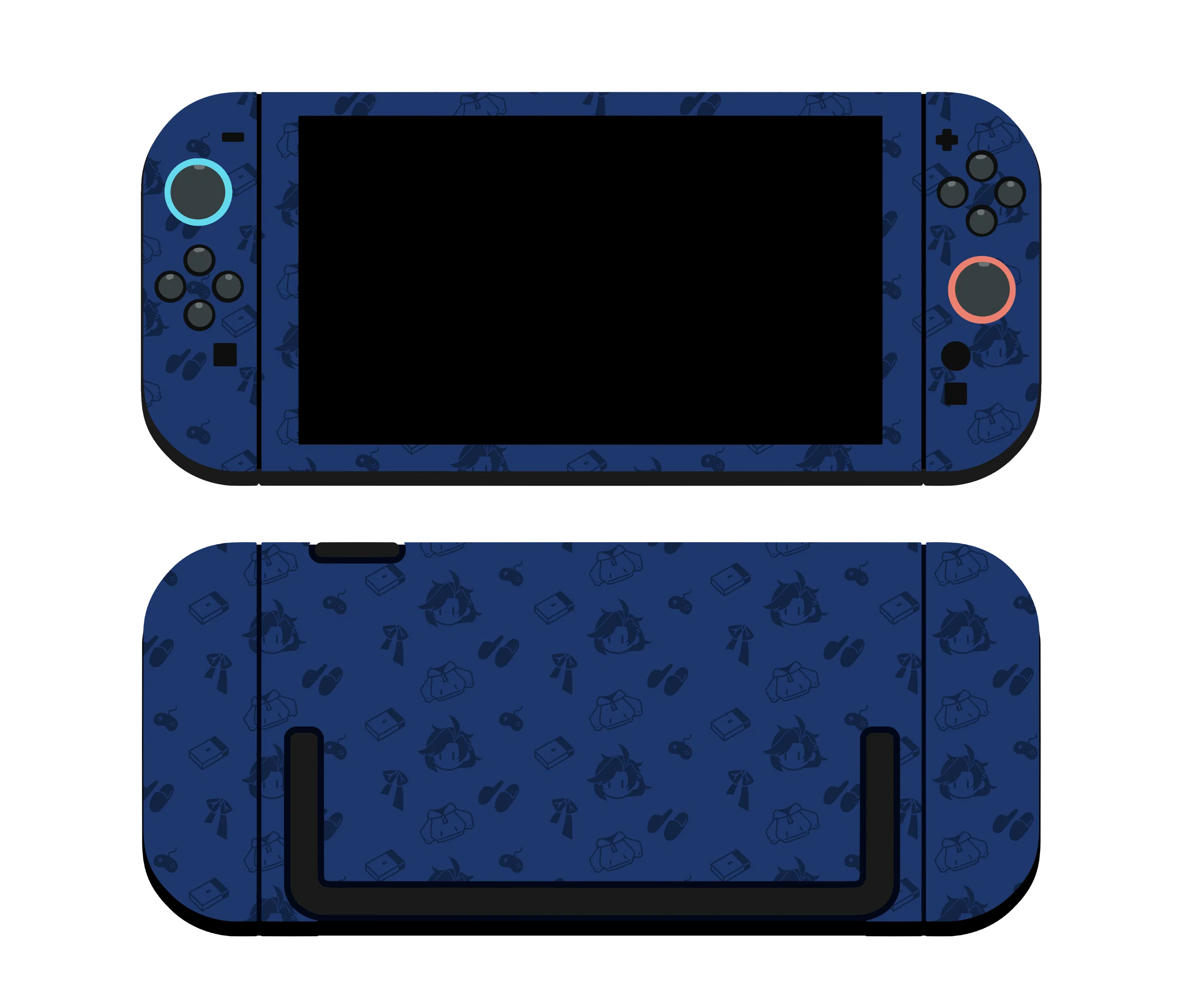 Nintendo Switch 2 Decal Sticker (Playasia Blue) for Nintendo Switch 2