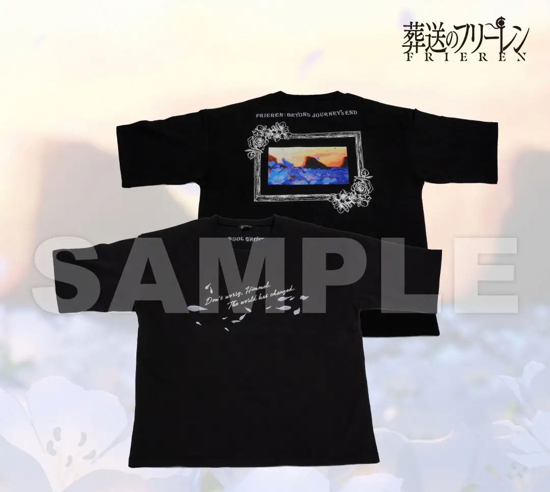 Frieren: Beyond Journey's End AMICIS Blue-Moon Weed Flower T-shirt ...