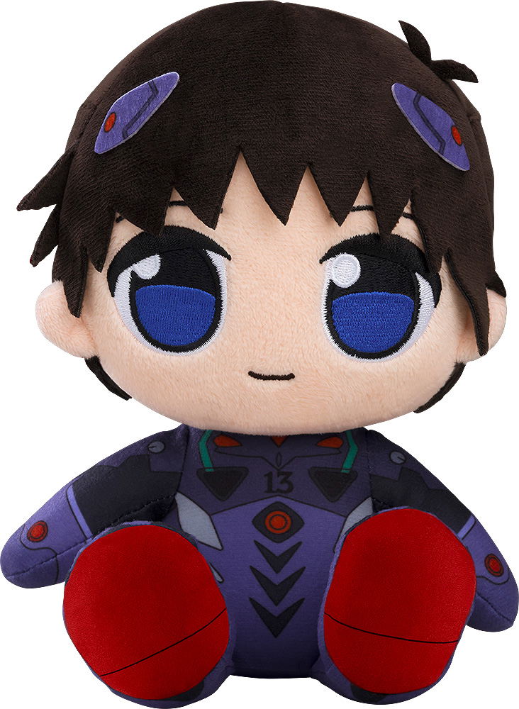 Rebuild Of Evangelion Kuripan Plushie Ikari Shinji (Black Plugsuit)