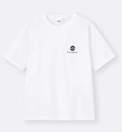 GU Pokemon - First Partner Pixel Art T-Shirt (White | Size M)