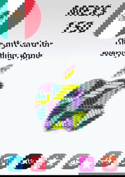 Apple Gift Card 150 MXN | Mexico Account digital